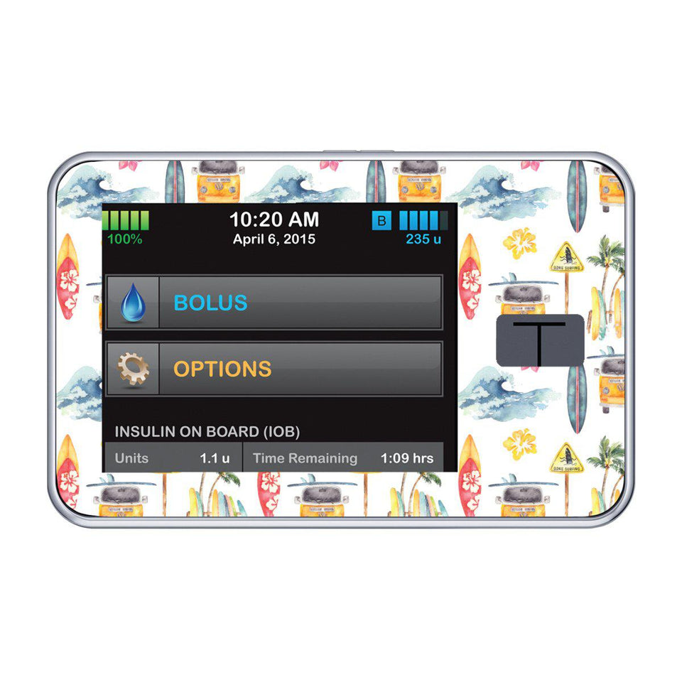 Aloha Surf Sticker for Tandem t:slim – Pump Peelz