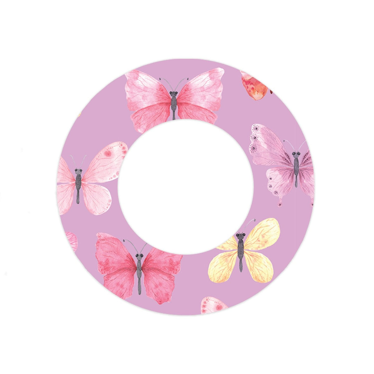 Butterflies Patch Tape Designed for the FreeStyle Libre 2 — Pump Peelz