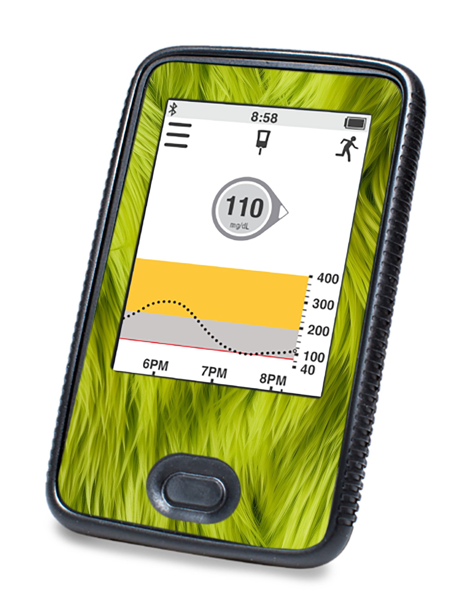 Green Fur DEXCOM G6 Touchscreen Receiver exclusive at Pump Peelz