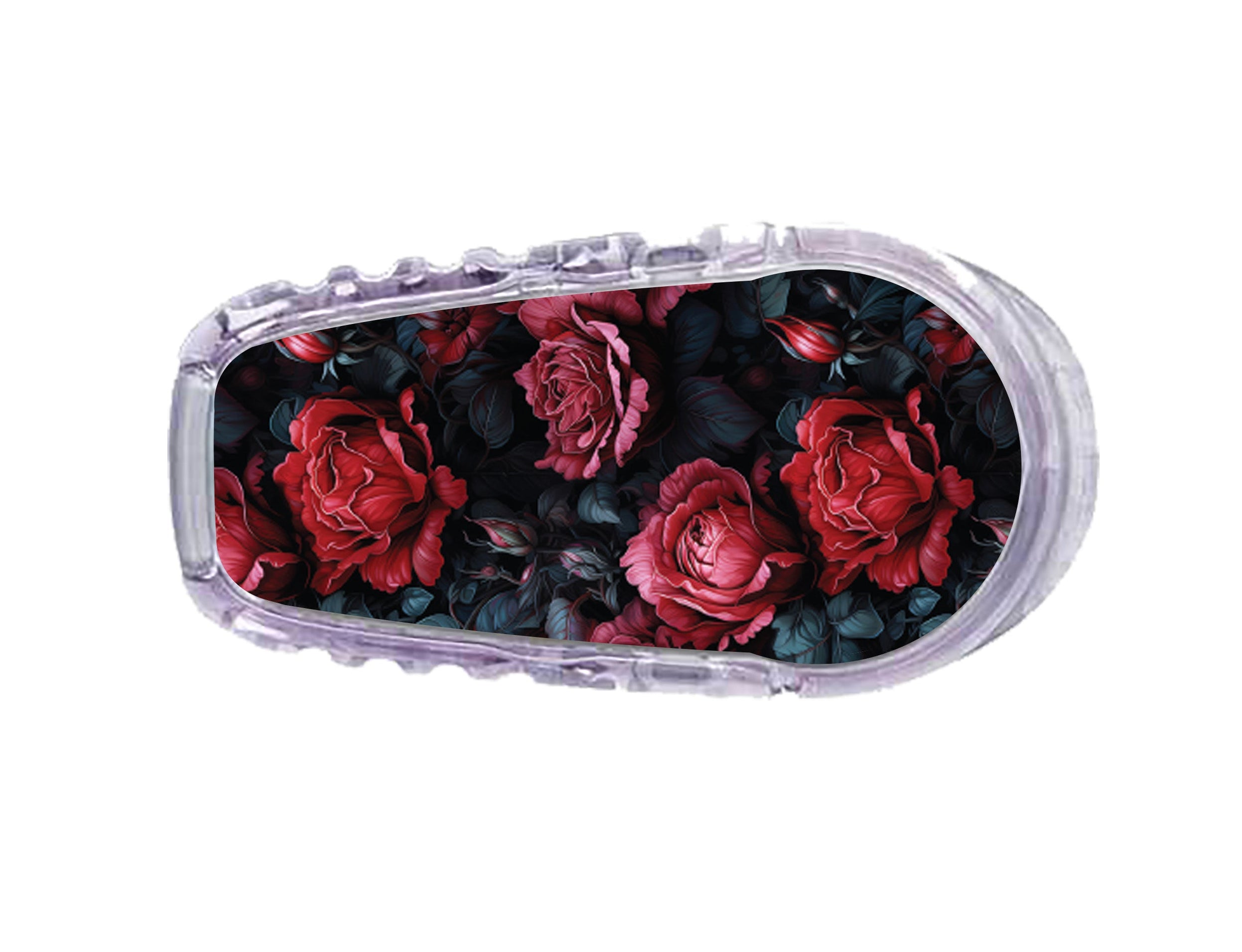 Gothic Roses Dexcom G6 Transmitter Sticker — Pump Peelz