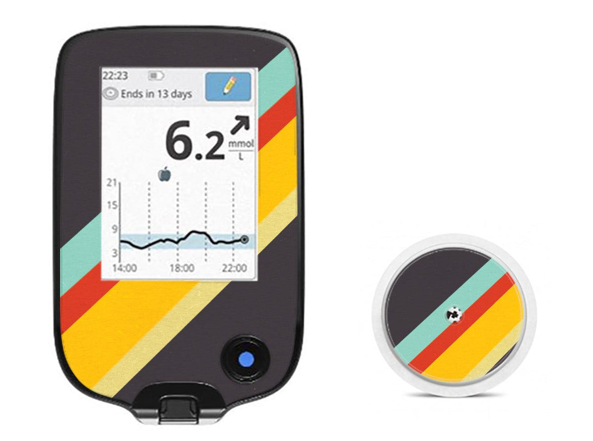 Monaco Stripes Freestyle Libre 2 — Pump Peelz