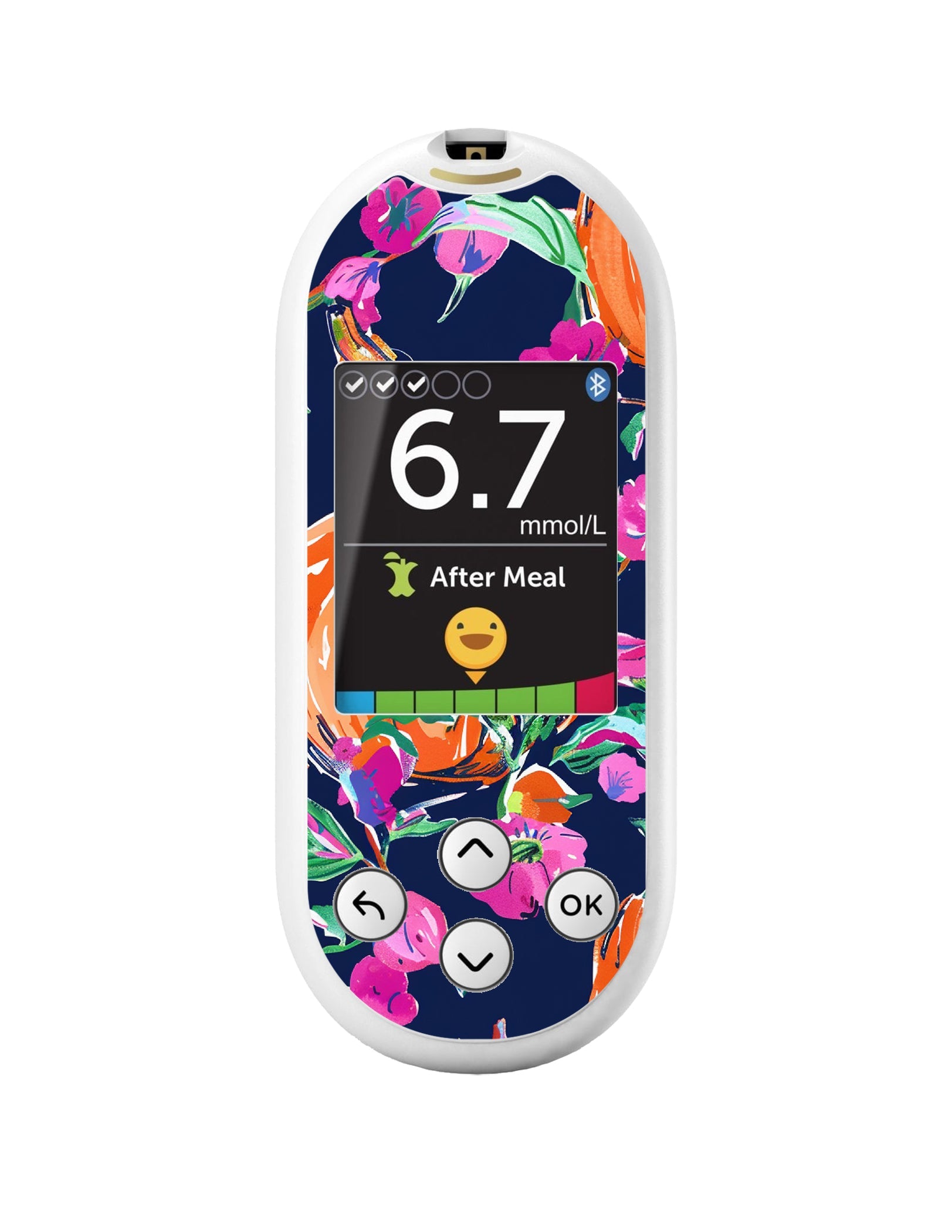 Preppy Pumpkin for OneTouch Verio Reflect Glucometer | Pump Peelz