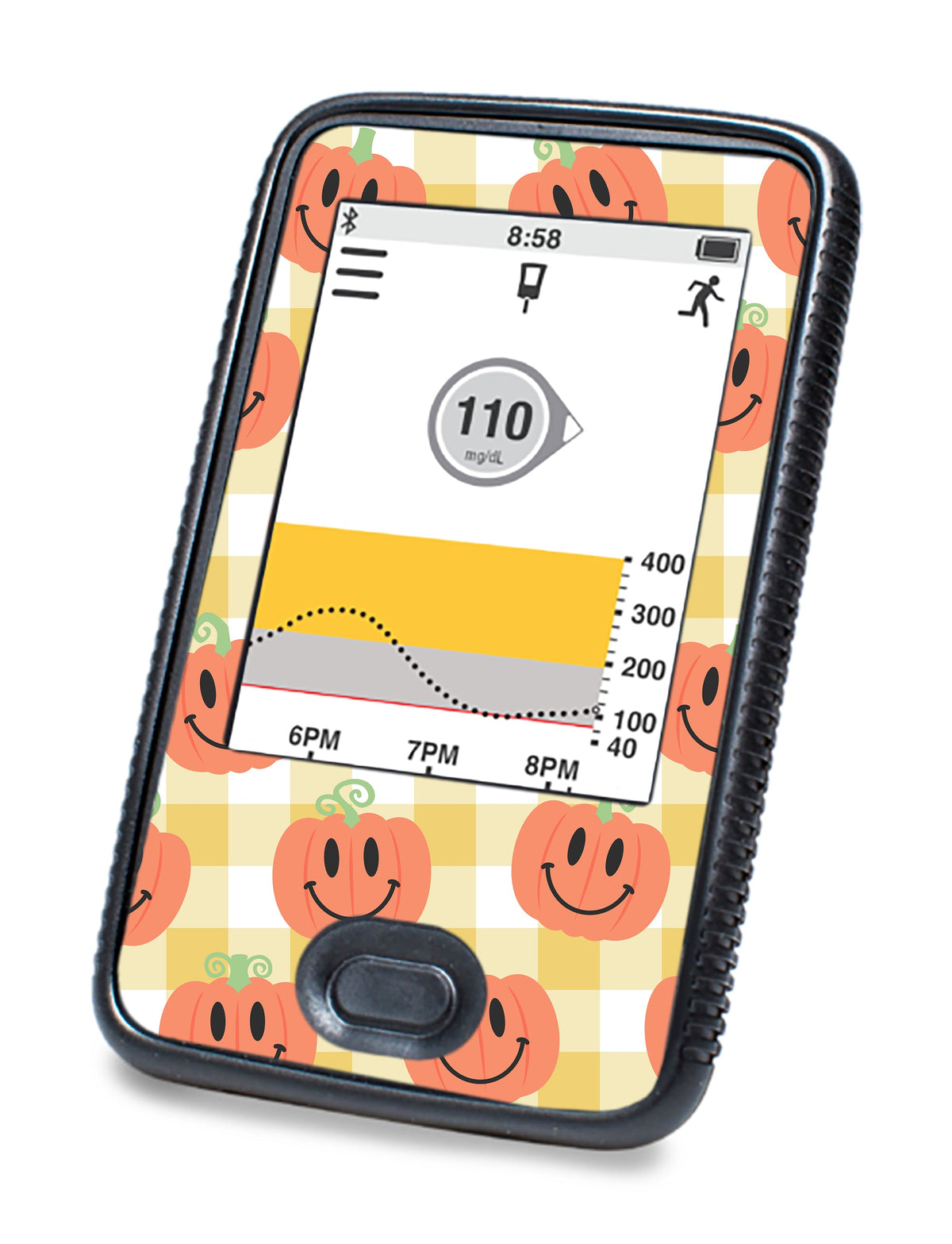 Pumpkin Smilies DEXCOM G6 Touchscreen Receiver — Pump Peelz