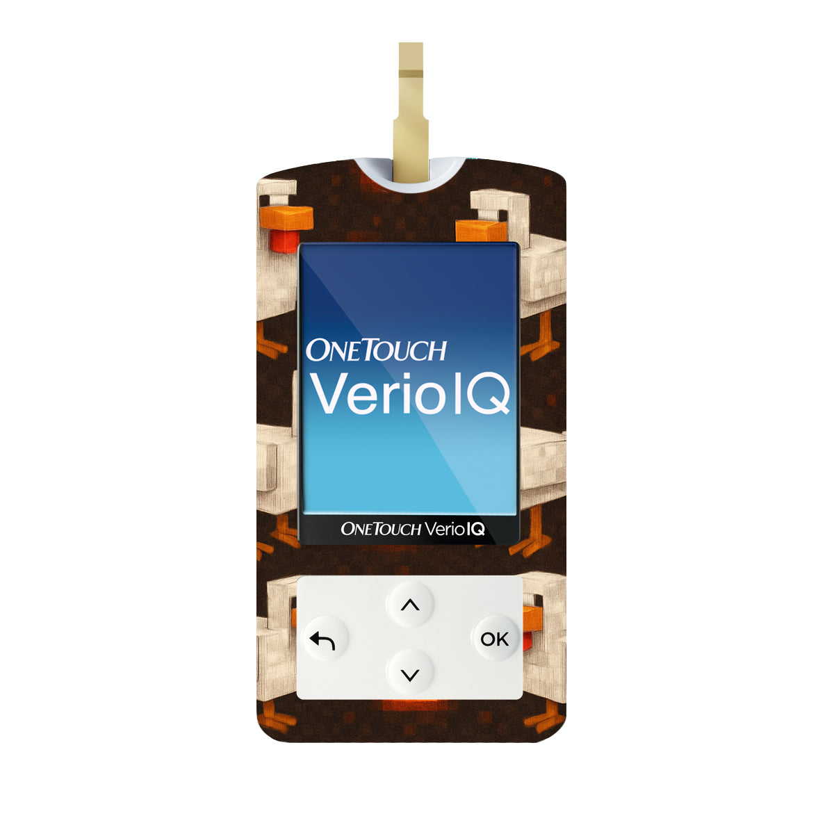 Inferno Chicken OneTouch Verio IQ Glucometer Sticker - Pump Peelz