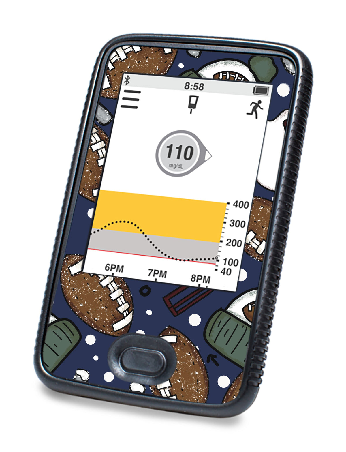Winter Football DEXCOM G6 Touchscreen Receiver — Pump Peelz