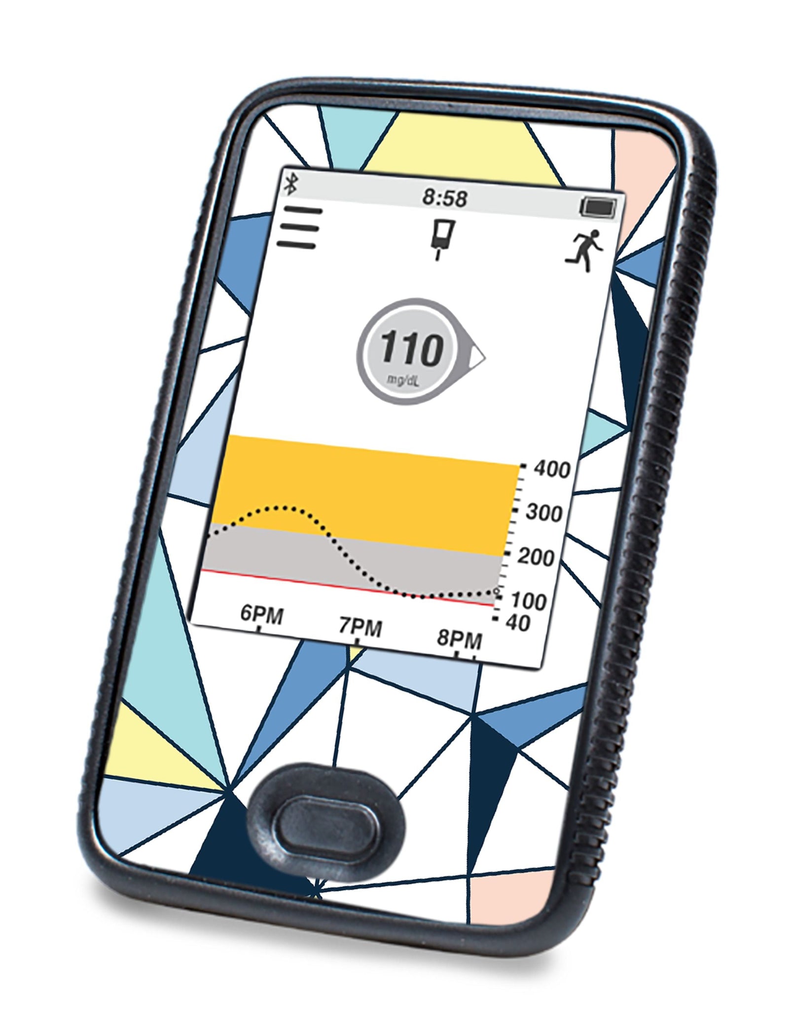 Winter Geometric DEXCOM G6 Touchscreen Receiver — Pump Peelz